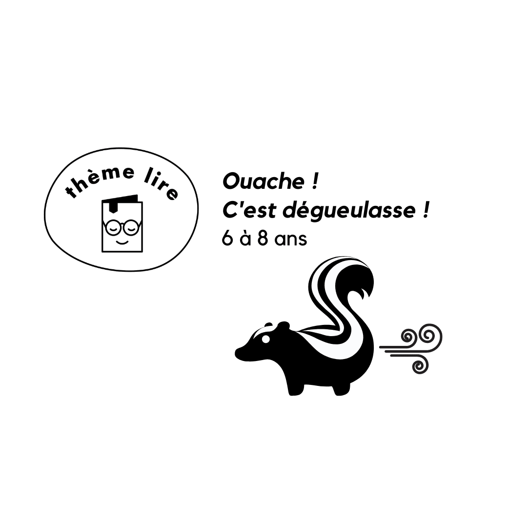 Communication Jeunesse | Ouache! C’est dégueulasse!