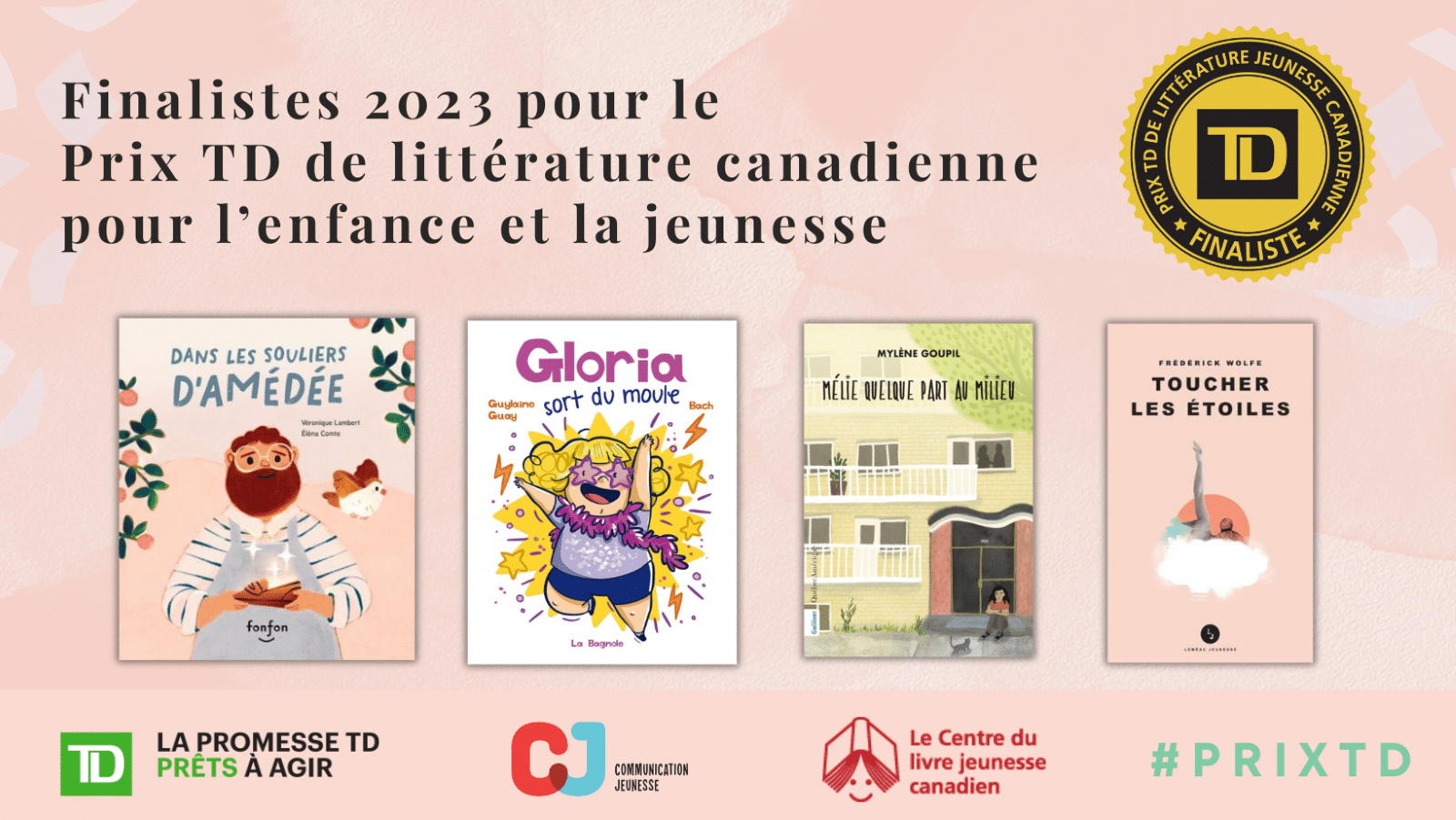 Communication Jeunesse | Dévoilement du titre lauréat du Prix TD 2023